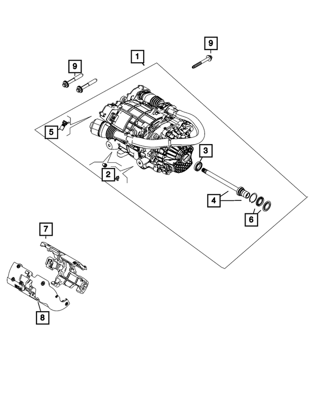 2024-2025 Dodge Hornet Electric Motor Cover 68488347AB | Mopar eStore