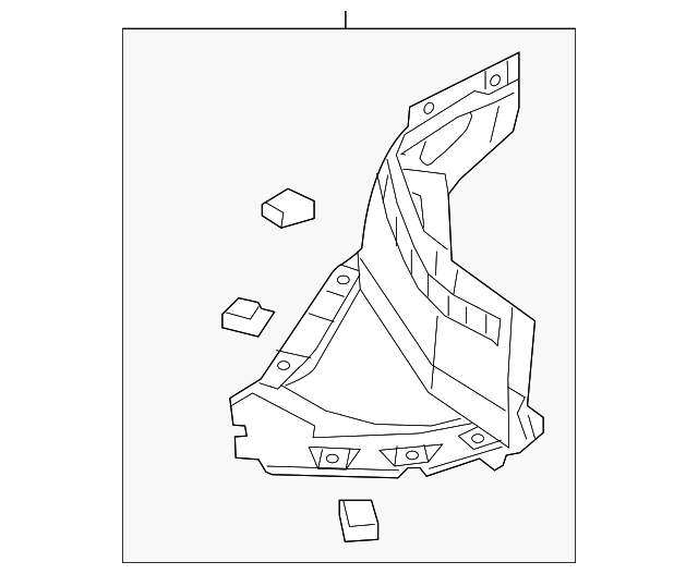 8W6-853-887-L - Liner Extension 2019-2023 Audi | Audi OEM Parts