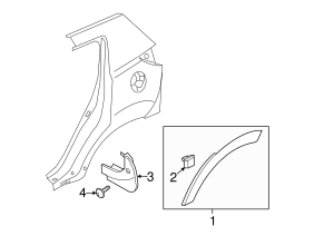 2005-2020 Kia OEM NEW 05-20 Kia Sportage Telluride Upper Clip Side ...