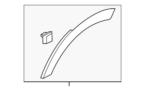 87741-3W000 - Wheel Flare 2011-2016 Kia Sportage | Kia.Parts Store