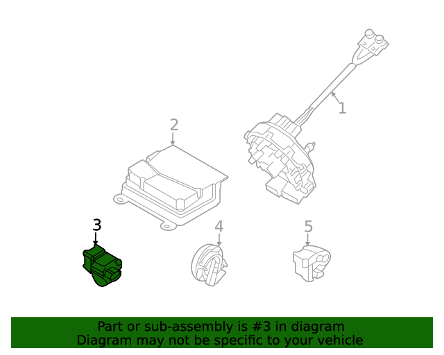 Genuine Air Bag Impact Sensor for 2021-2024 Hyundai | Part# 95920-M6000 | Hyundai OEM Parts Direct