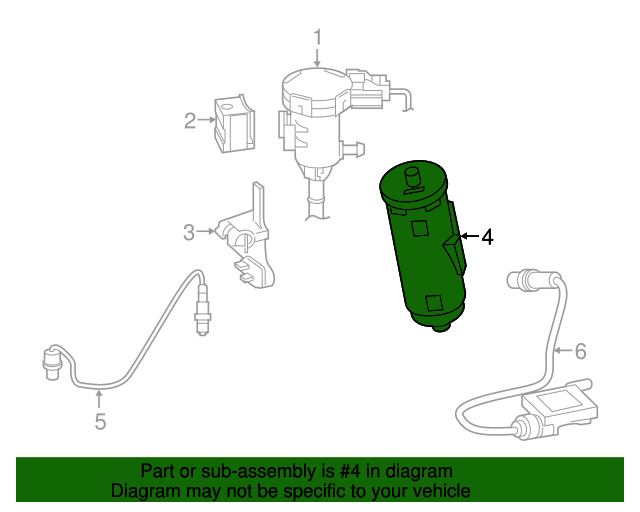 206-470-66-00 - Vapor Canister 2022-2024 Mercedes-Benz | Mercedes-Benz ...