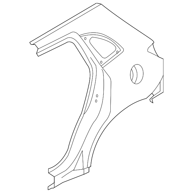 2016-2024 Mitsubishi Outlander Sport Quarter Panel 5301G853 ...