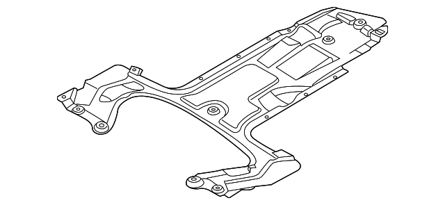 Genuine BMW 51-75-7-207-147 | Center Shield | FREE Shipping on Most ...