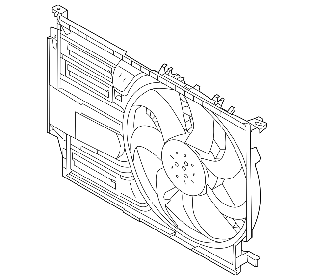 Genuine BMW 17-42-8-645-860 | Fan Assembly | FREE Shipping on Most ...