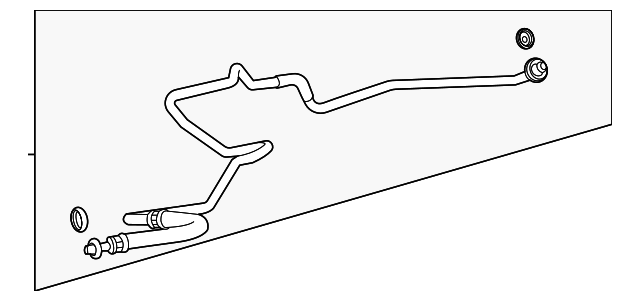 167-500-24-01 - Automatic Transmission Oil Cooler Hose Assembly 2020 ...