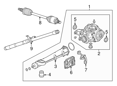 Axle & Differential for 2019 Chevrolet Equinox | GMPartsDirect.com