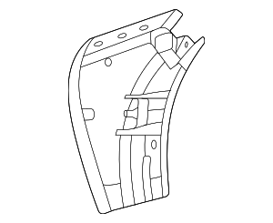 72996-T20-A01 - 2022-2025 Honda Civic - Corner Molding | Genuine Honda ...