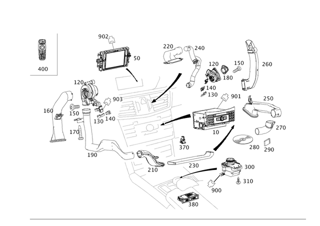 Genuine Push-Button Switch for 2010-2017 Mercedes-Benz | OEM Part# 212 ...