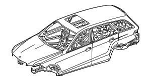 212-600-57-05 - Vehicle Body Shell 2014-2016 Mercedes-Benz | Mercedes ...