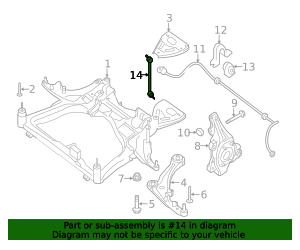 2009-2020 Nissan Stabilizer Link 54618-3JA0C | QuirkParts