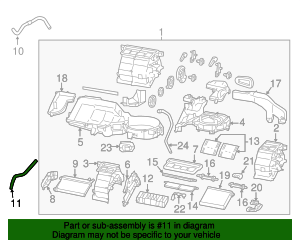 SU003-02108 - Outlet Hose - 2013-2022 Toyota | OEM Genuine Toyota Parts