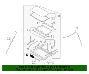 81680-K0000 - Sunroof Motor 2020-2025 Kia Soul | Kia.Parts Store