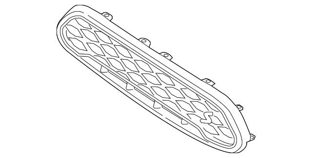 2017-2020 Mini Cooper Countryman Upper Grille 51-13-7-405-406 | Mini ...