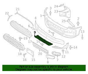 2017-2020 Mini Cooper Countryman Spoiler Center 51-11-7-405-393 | Mini ...