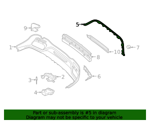 222-885-63-01 - Bumper Trim 2018-2020 Mercedes-Benz | AutoNationParts.com