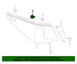 81496-60010 - Tail Lamp Guide For 2003-2025 Lexus | Lexus OE Parts