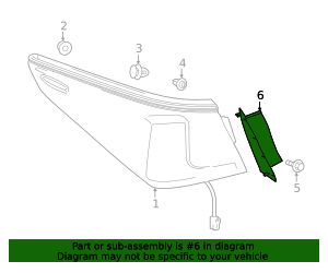 81497-06050 - Tail Light Cover 2019-2024 Lexus | AutoNationParts.com