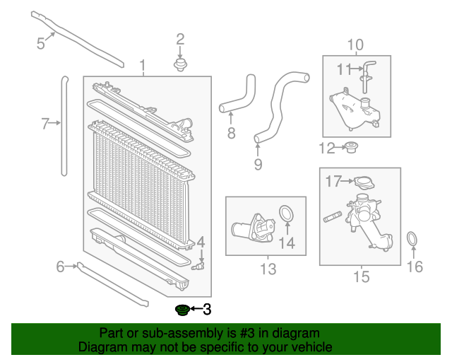 2016-2023 Lexus Radiator Assembly Lower Insulator 90480-40022 | OEM ...