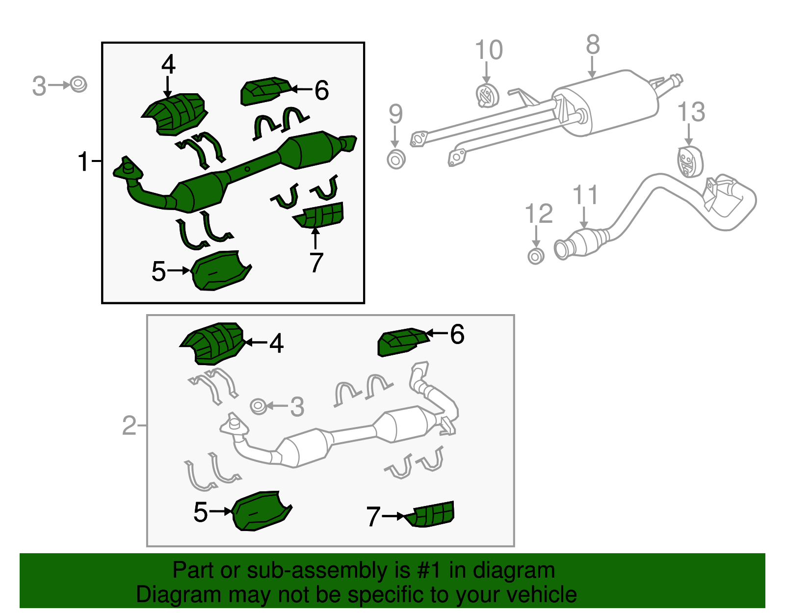 Genuine OEM Front Pipe Part# 17410-0S100 Fits 2018-2022 Toyota: Up To ...