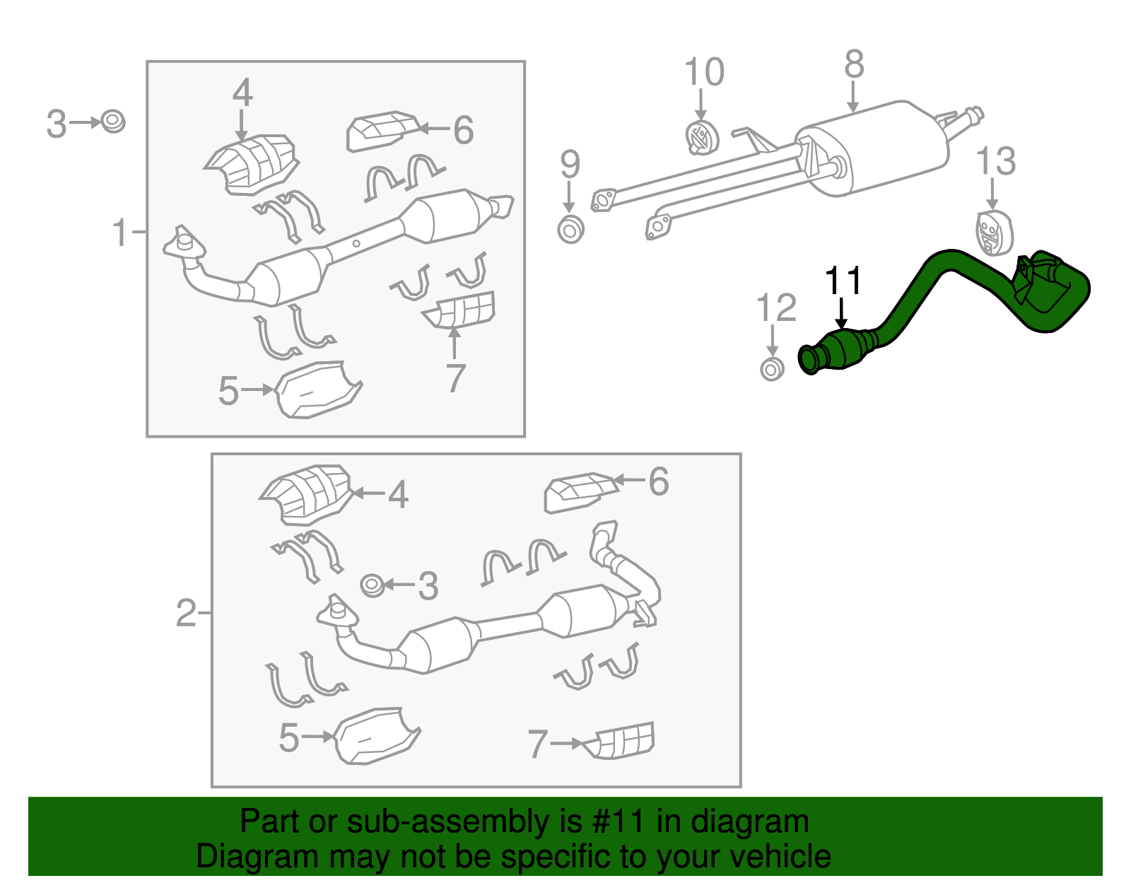 17430-0S011 - Tail Pipe - 2010-2020 Toyota Tundra | Nucar Toyota of ...