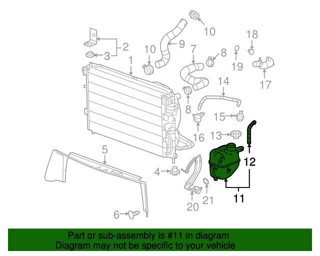 15835020 Tank - New OEM Part From GM Parts Direct | GM Parts Store