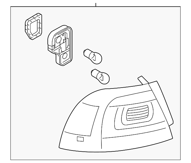 2011-2014 Volkswagen Touareg Tail Lamp Assembly 7P6-945-095-G | VW ...