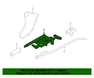34406876774 - 2012-2023 BMW Parking Brake Handle Assembly (34-40-6-876 ...