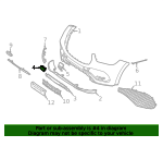 Genuine OEM Tow Eye Cap | 167-885-42-02 | Fits Select 2020-2025 ...