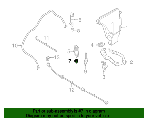 67-12-6-934-160 - Washer pump front 2007-2019 BMW | AutoNation Parts