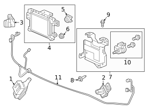 80525-T2F-A01 - Ambient Temp Sensor 2013-2024 Honda | Honda Parts Online
