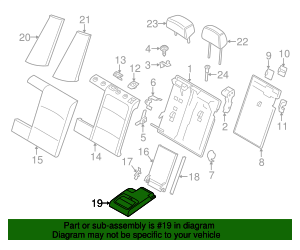 Genuine BMW 52-20-7-256-244 | Armrest | FREE Shipping on Most Orders ...