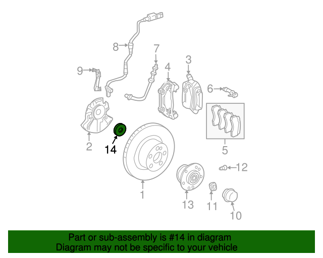 2003-2018 Mercedes-Benz Hub & Bearing Seal 025-997-16-47-64 ...