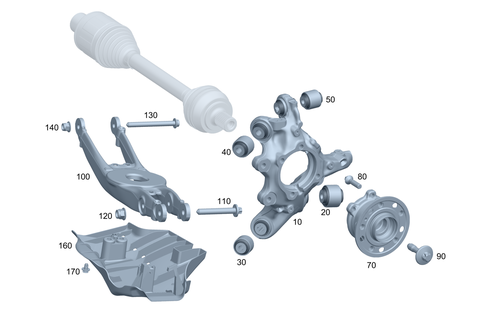 Rear Axle Suspension for 2023 Mercedes-Benz EQE 500 SUV | Mercedes-Benz ...