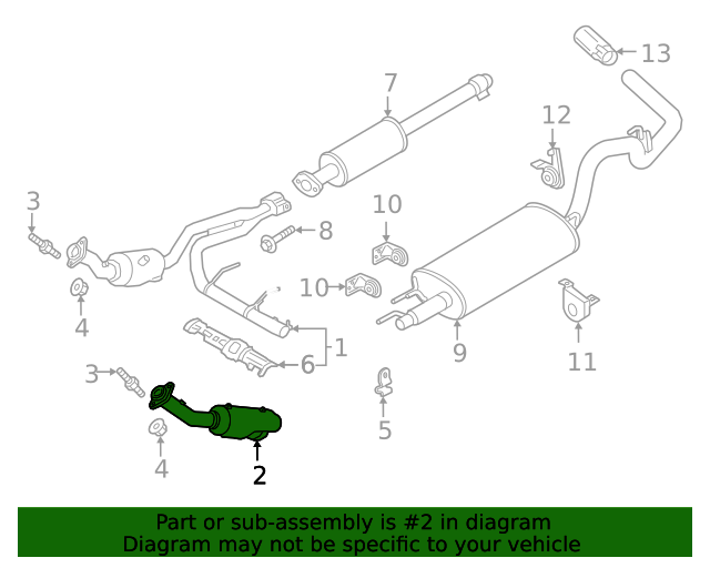 2021-2023 Ford F-150 Catalytic Converter ML3Z-5E212-H | OEM Parts Online