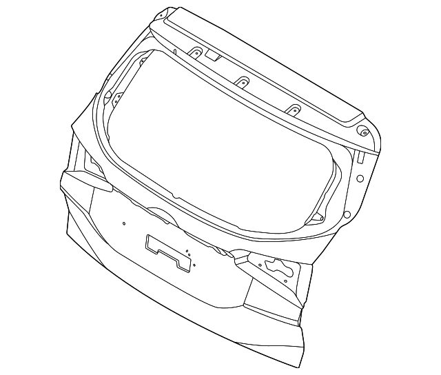 72800-Q5030 - Lift Gate 2021-2022 Kia Seltos | Kia.Parts Store