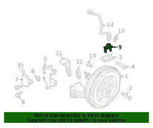 31673712 - Hybrid Generator Motor Speed Sensor - 2016-2021 Volvo ...