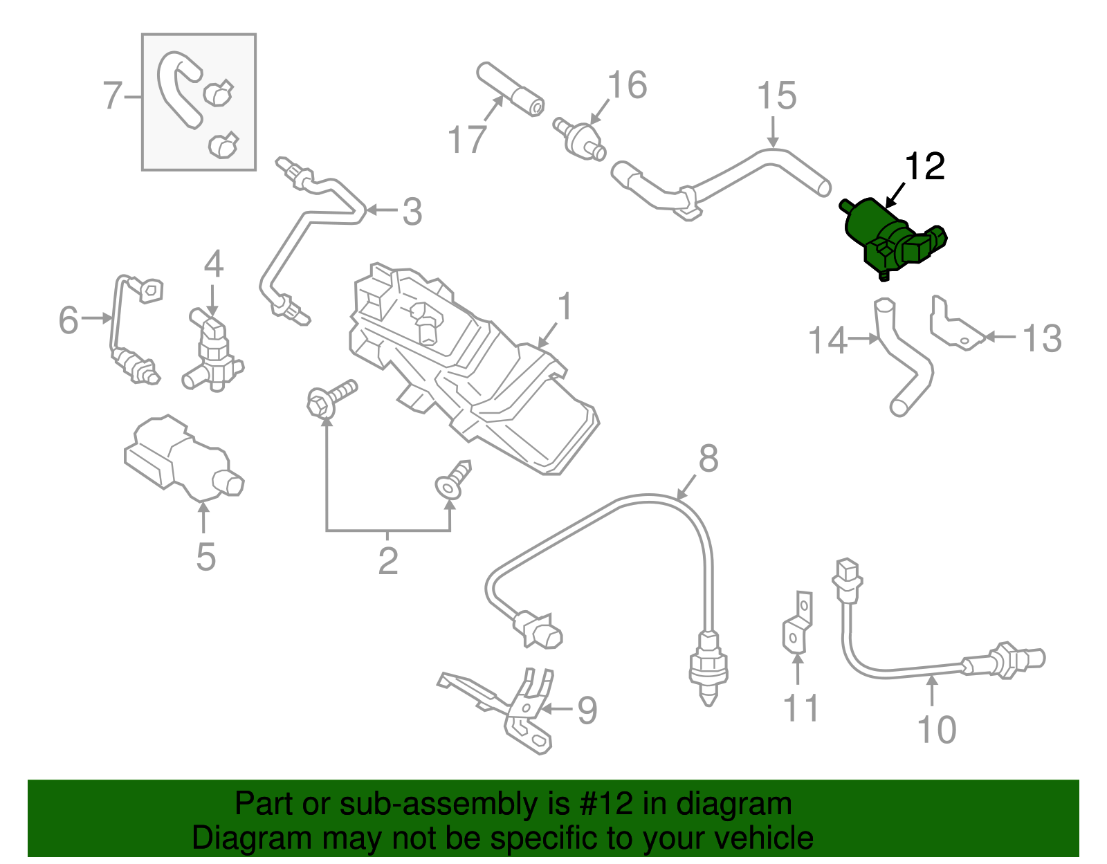 2011-2020 Hyundai Purge Control Valve 28910-2E000 | Retail Performance ...