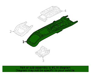2019-2021 Volvo S60 Console Housing 32260437 | TascaParts.com