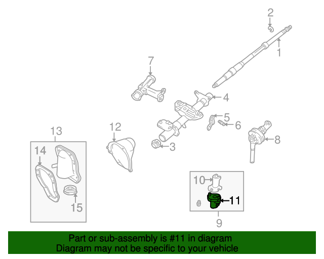 1996-2004 Toyota Steering Shaft Universal Joint 45230-35090 | OEM Parts ...