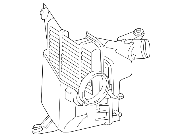 17801-46080 - Filter Element For 1998-2005 Lexus | Lexus OE Parts