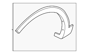 2021-2024 Kia Sorento Wheel Opening Molding 87714-R5300 | TascaParts.com