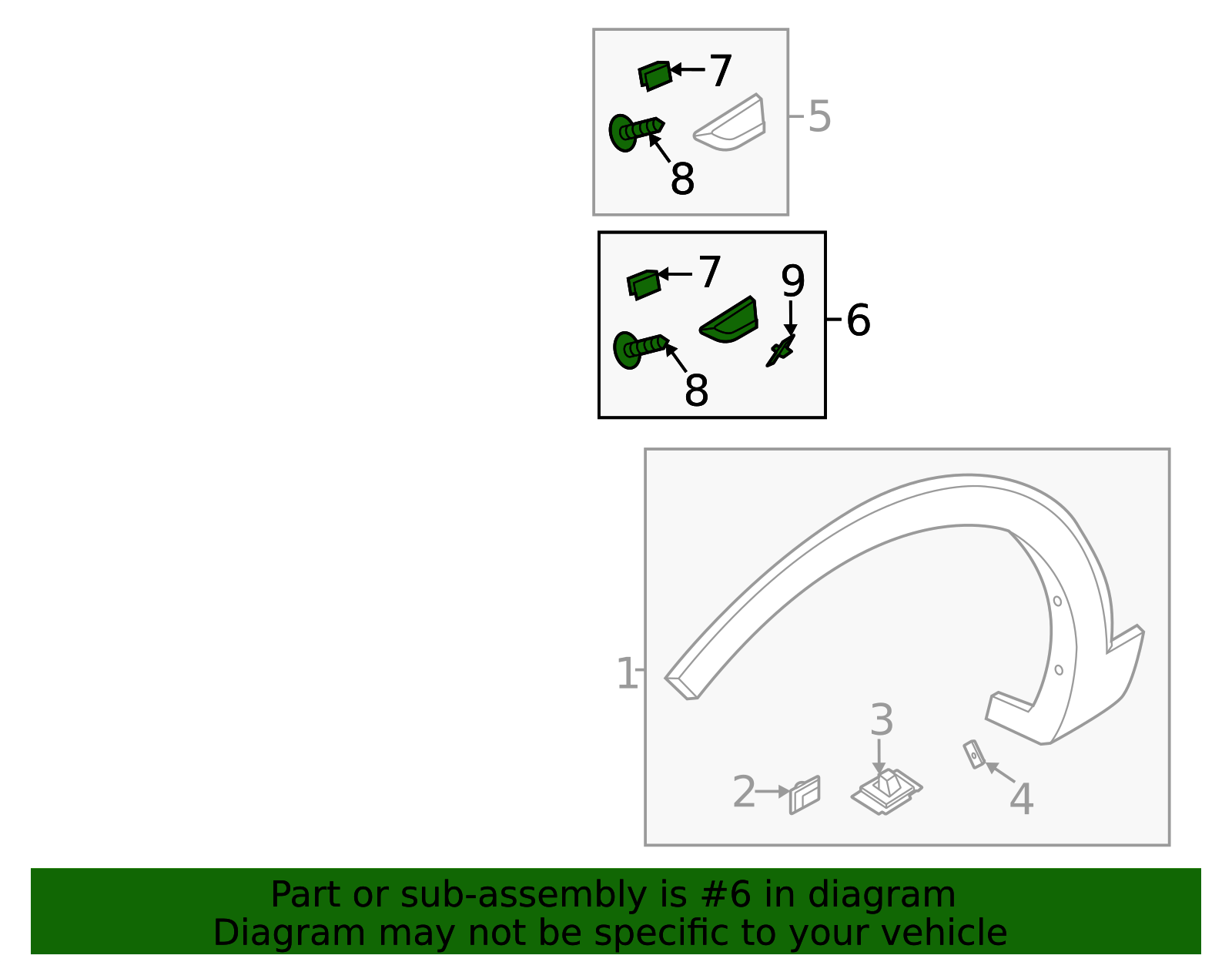 877F1-R5200 - Upper Molding 2022-2023 Kia Sorento | Kia.Parts Store