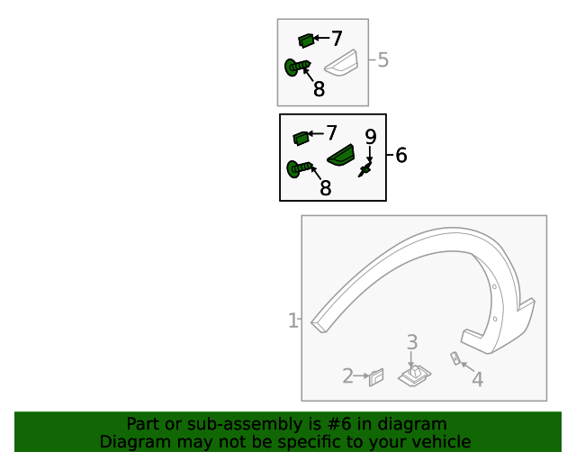 877F2-R5000 - Upper Molding 2021-2022 Kia Sorento | Kia.Parts Store