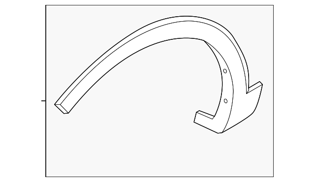 2021-2023 Kia Sorento Wheel Opening Molding 87712-R5000 | TascaParts.com