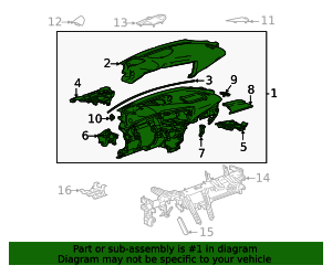 2021-2023 Buick Envision F Panel 84969269 | GMPartsDirect.com