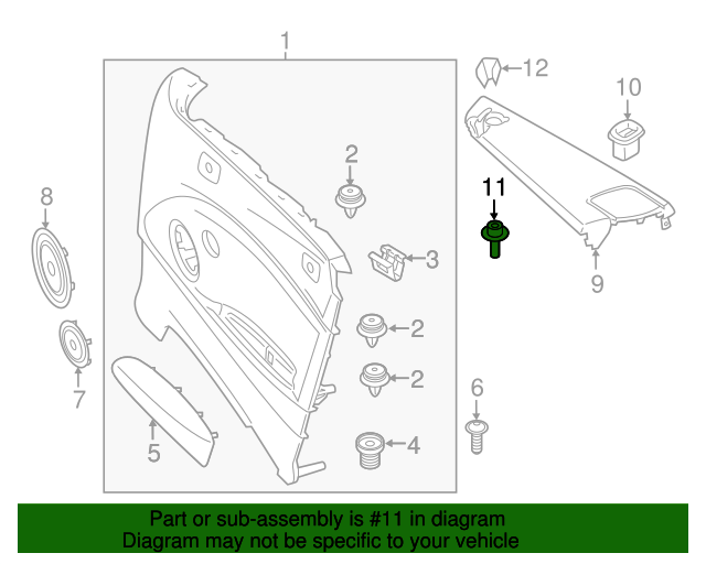 Genuine BMW 61-31-9-907-827 | Upper Cover Screw | FREE Shipping on Most ...