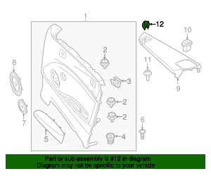 Genuine BMW 51-43-7-312-847 | Seat Belt Trim | FREE Shipping on Most ...