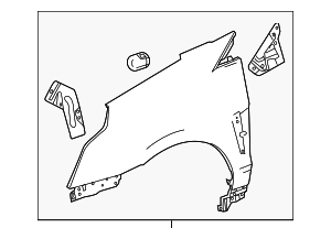2010-2016 Cadillac SRX Front Passenger Side Fender 22860723 GM ...
