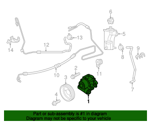 2011-2015 Volkswagen Jetta Power Steering Pump 5C0-422-152-H | OEM ...